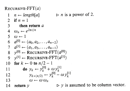 Intro to Algorithms: CHAPTER 32: POLYNOMIALS AND THE FFT